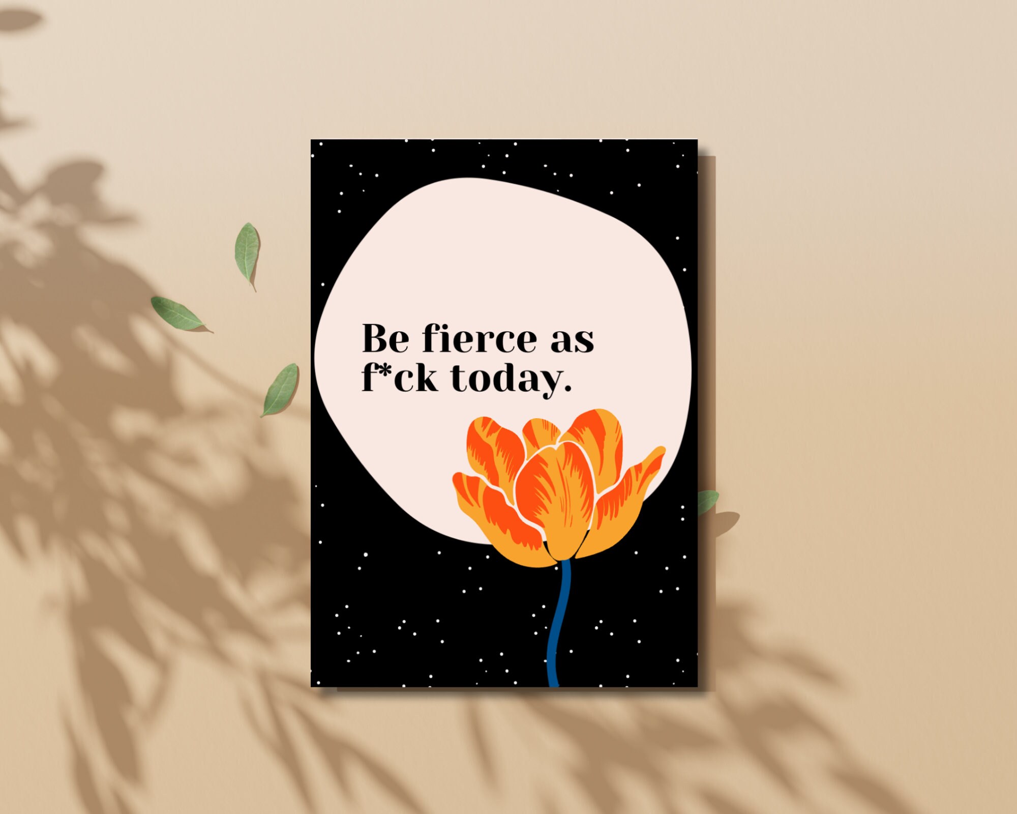 Swear Positive Affirmation Cards, Positive Affirmations Baddie Deck ...