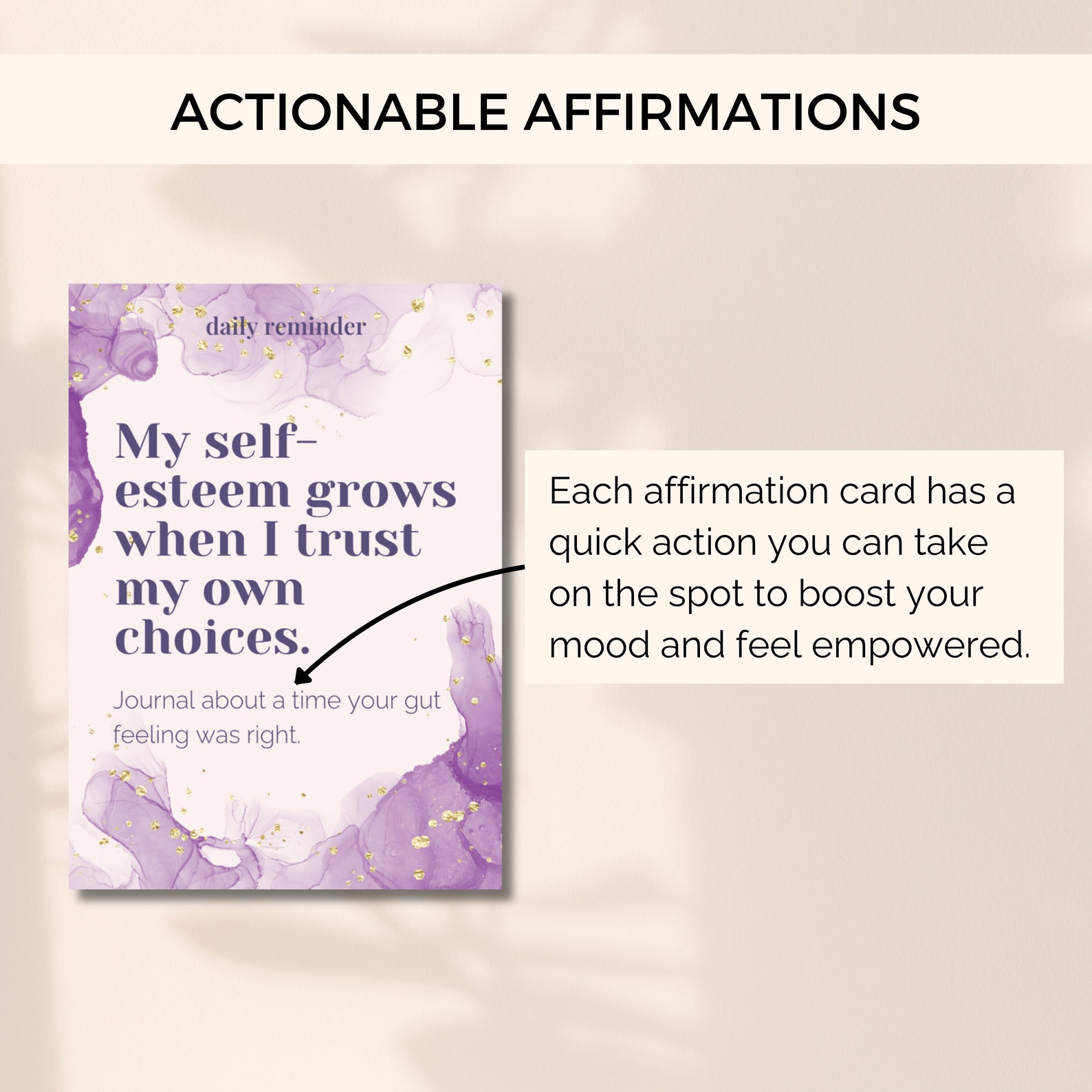 Positive Affirmation Cards, Printable Affirmation Digital Cards Deck ...