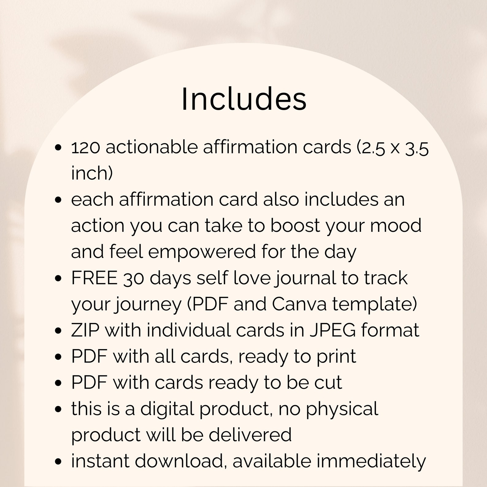 Positive Affirmation Cards, Printable Affirmation Digital Cards Deck ...