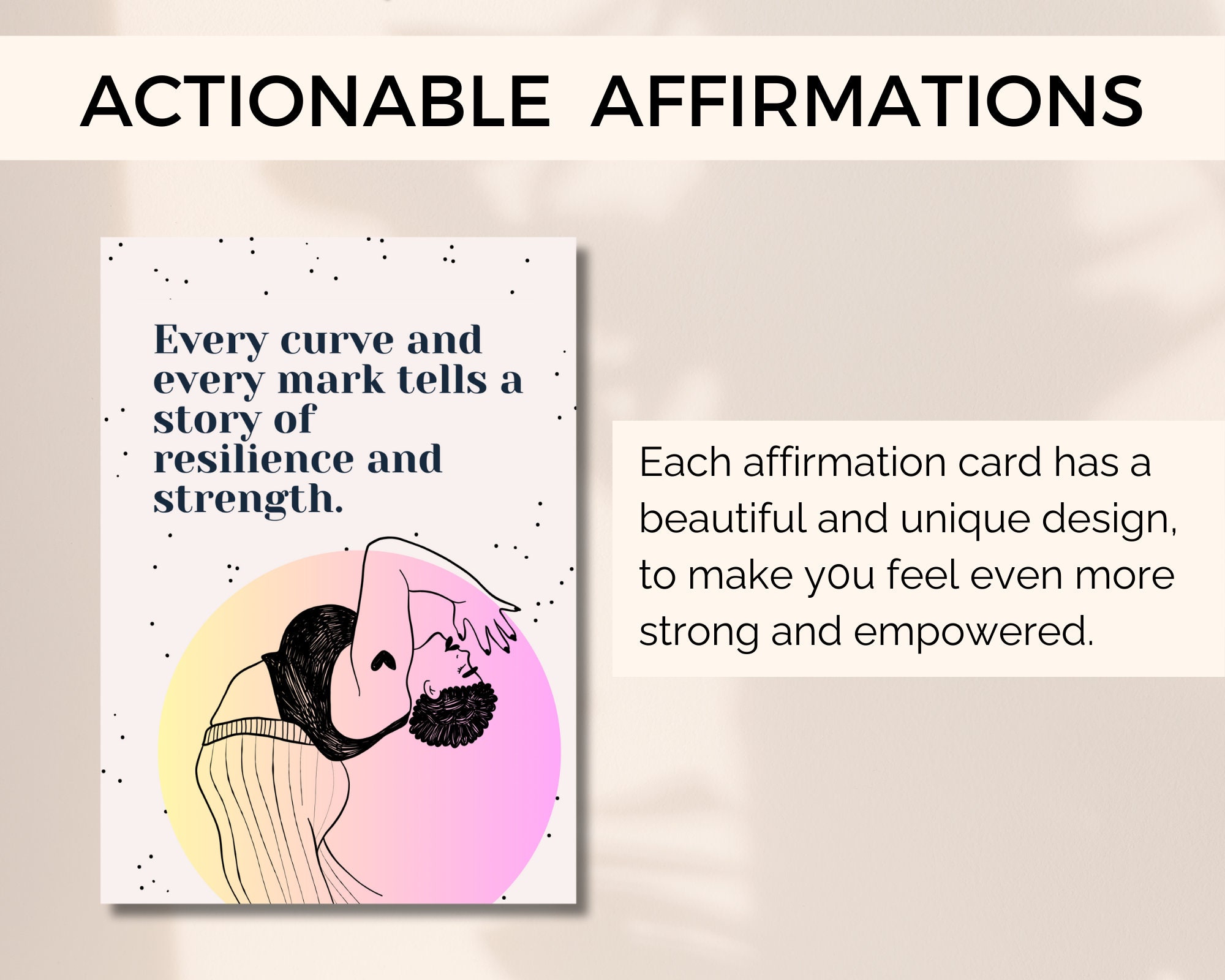 Positive Body Affirmations, Pritable Affirmations for Women, Body Image ...