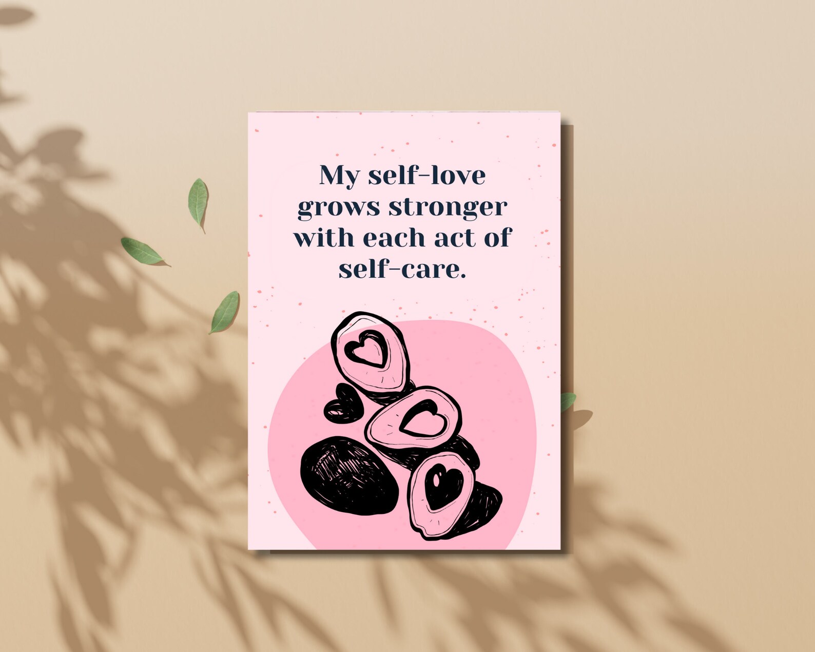 Positive Affirmation Cards for Self Love, Self Care and Worth Cards ...