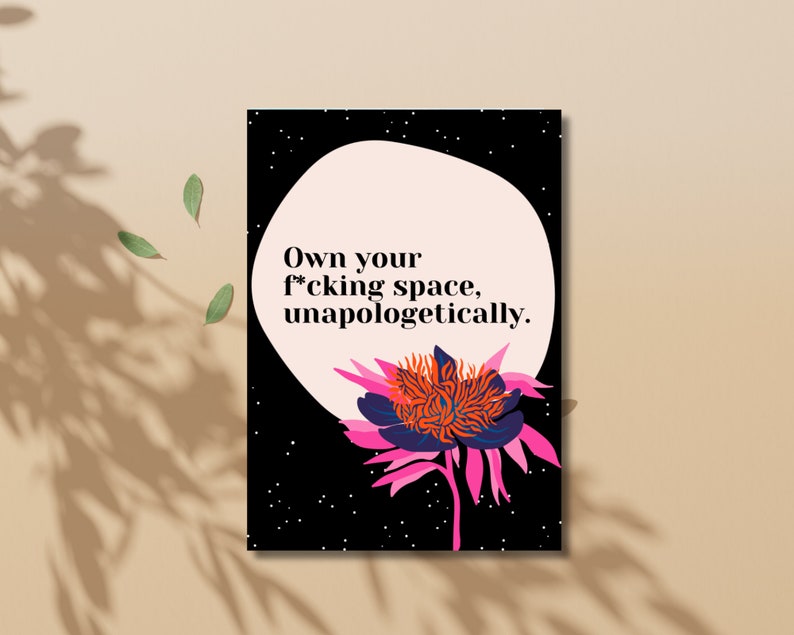 Swear Positive Affirmation Cards, Positive Affirmations Baddie Deck ...