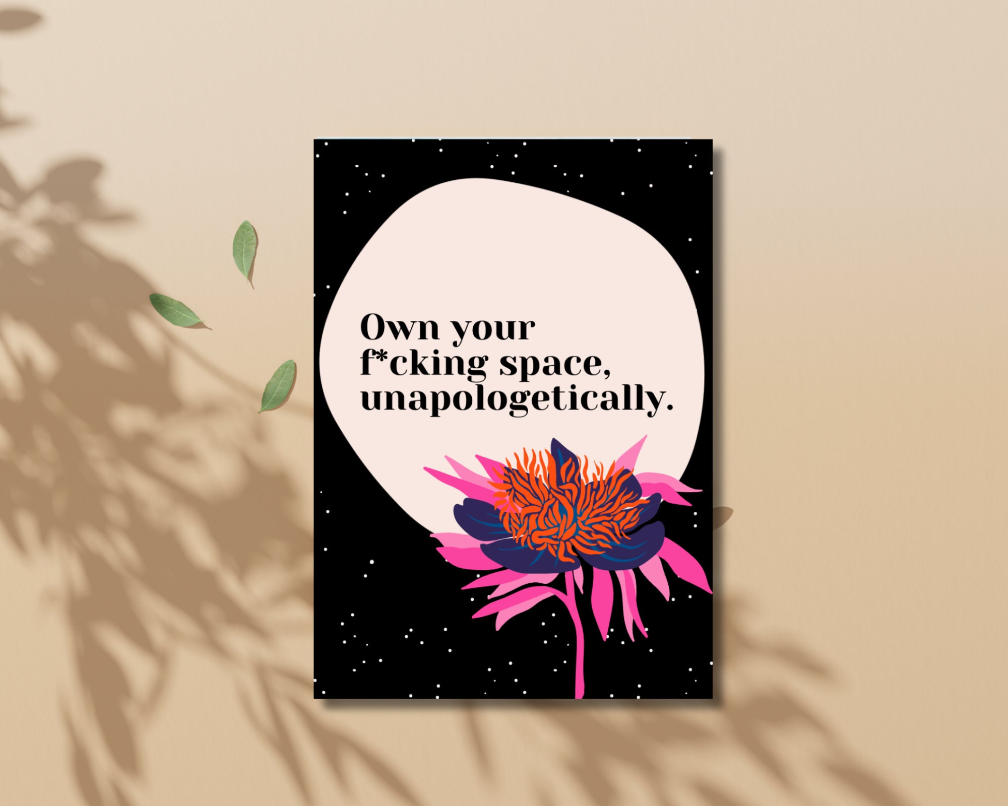 Swear Positive Affirmation Cards, Positive Affirmations Baddie Deck ...