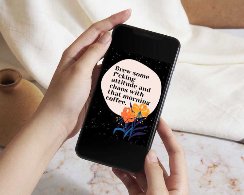 Swear Positive Affirmation Cards, Positive Affirmations Baddie Deck ...