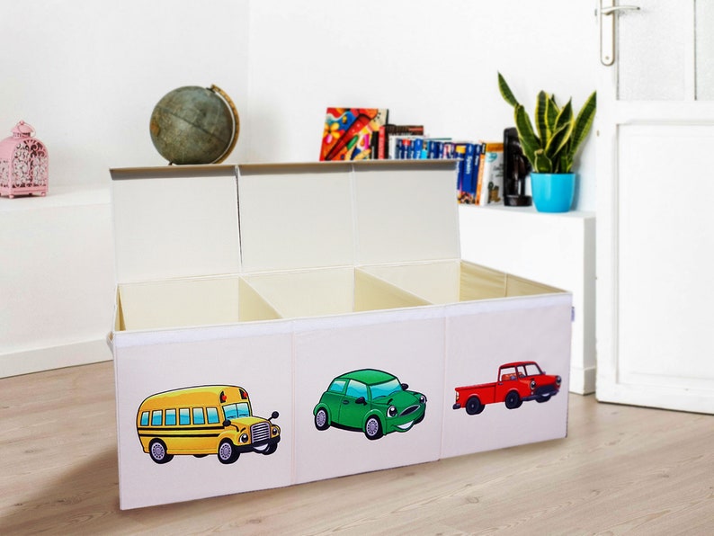 Toy Box for Boys, Extra Large Collapsible Sturdy Storage Bin With Lids ...