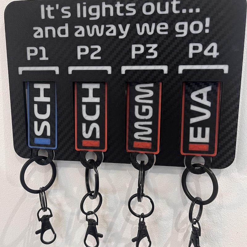 F1 Wing Key Holder - Etsy