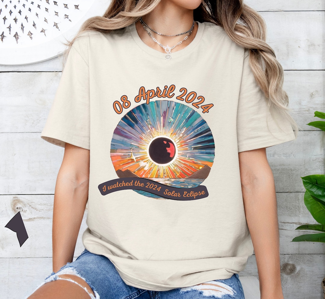 April 2024 Eclipse, Solar Eclipse, Eclipse Tee 2024, Total Solar ...