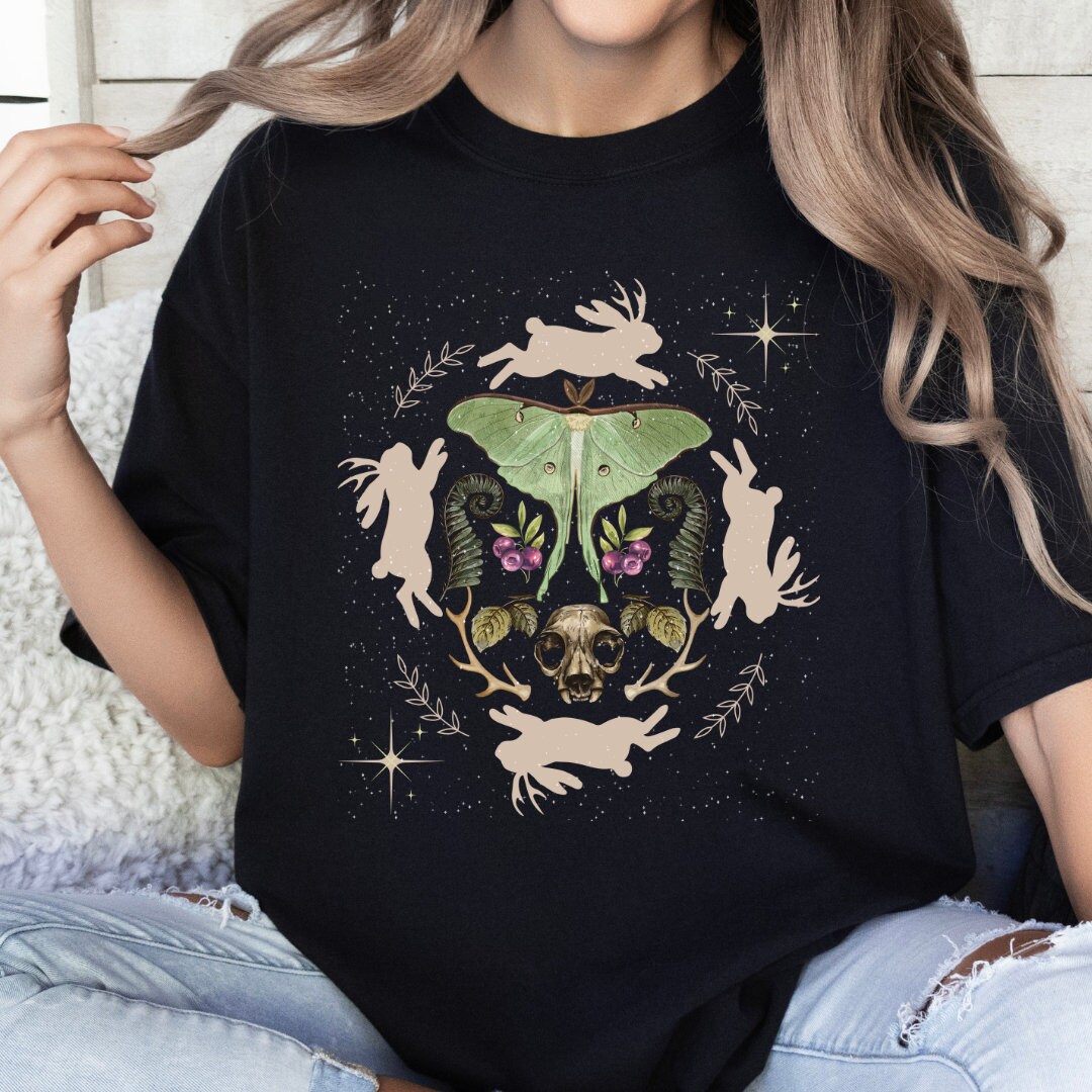Jackalope Vulture Culture Tshirt Luna Moth Tshirt Vulture Culture ...