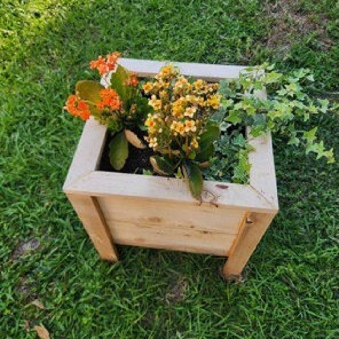 Rustic Farmhouse Planter, Planter, Shaker, Decorative Planter, Planter ...