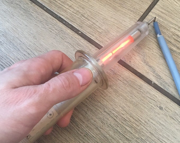 RARE Neon Glow-discharge Indicator Capillary Gas-discharge Lamp Tube ...