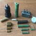 1950s. Vintage Radio Parts Resistors Variable, Capacitors, Vacuum Tube ...