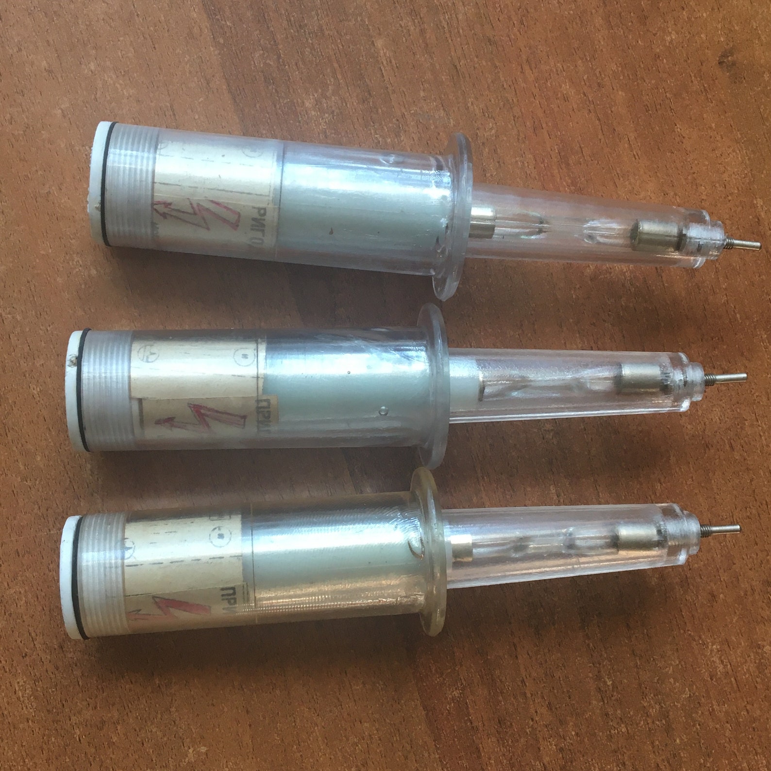 RARE Neon Glow-discharge Indicator Capillary Gas-discharge Lamp Tube ...