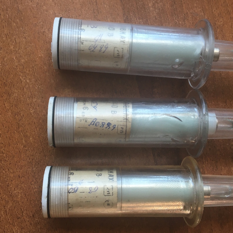 RARE Neon Glow-discharge Indicator Capillary Gas-discharge Lamp Tube ...