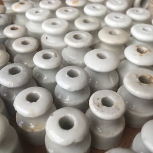 Antique Ceramic Electrical Insulators, Vintage Bakelite Insulator ...