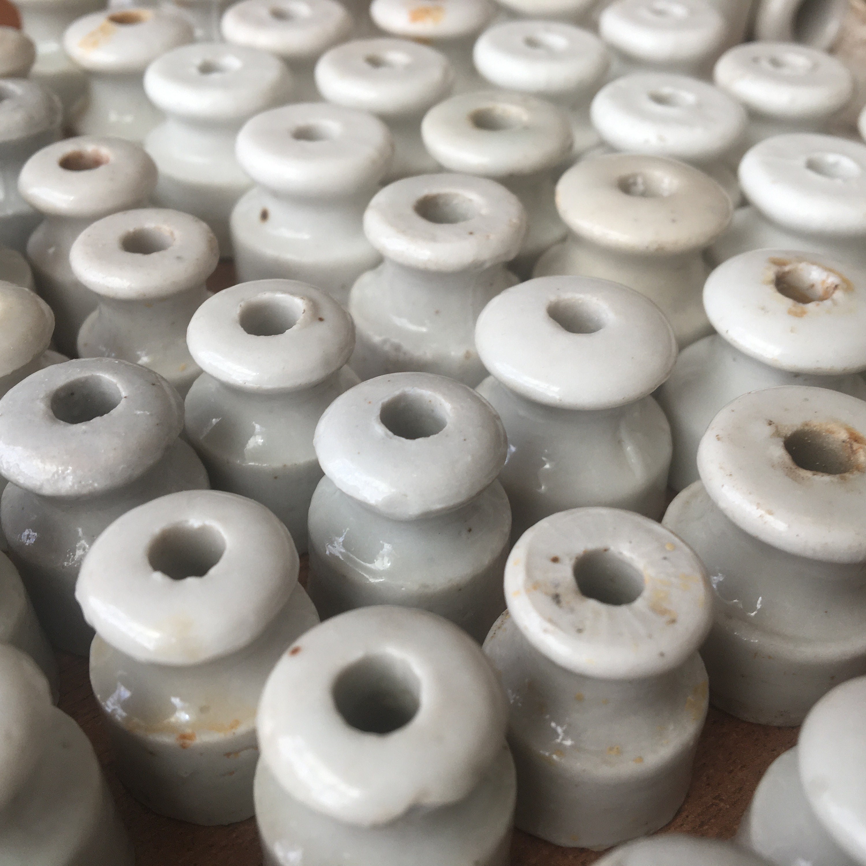Antique Ceramic Electrical Insulators, Vintage Bakelite Insulator ...