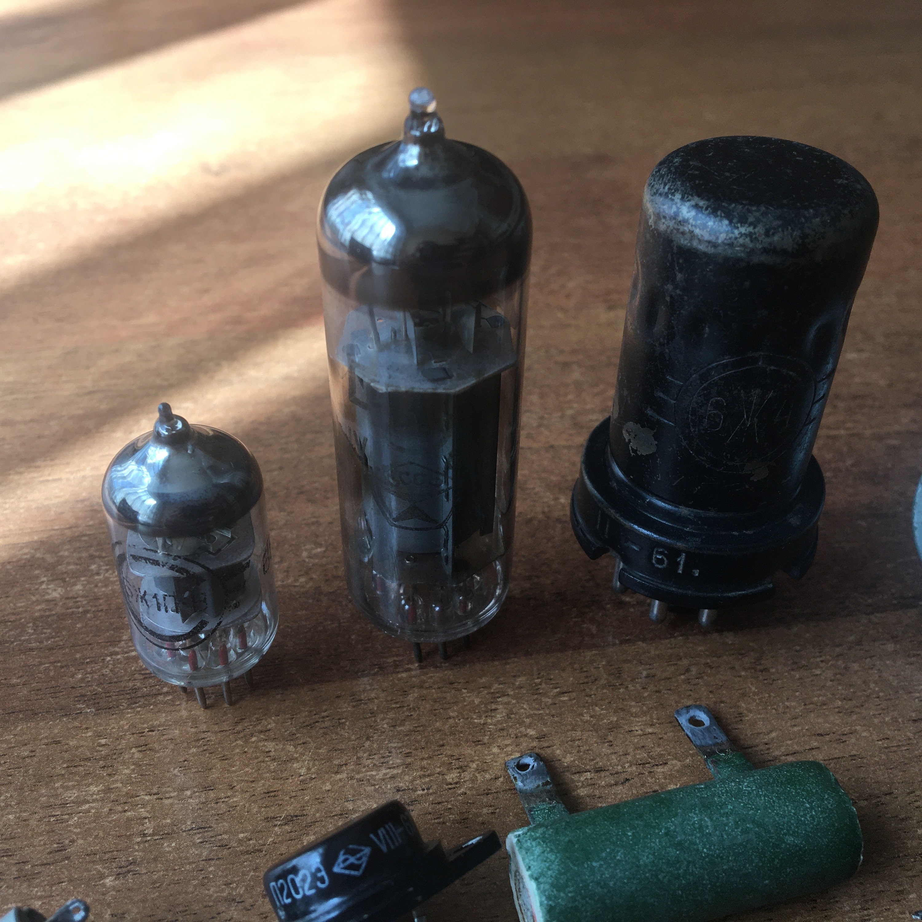 60s. Vintage Radio Parts, Transistors, Diodes, Resistors Variable ...