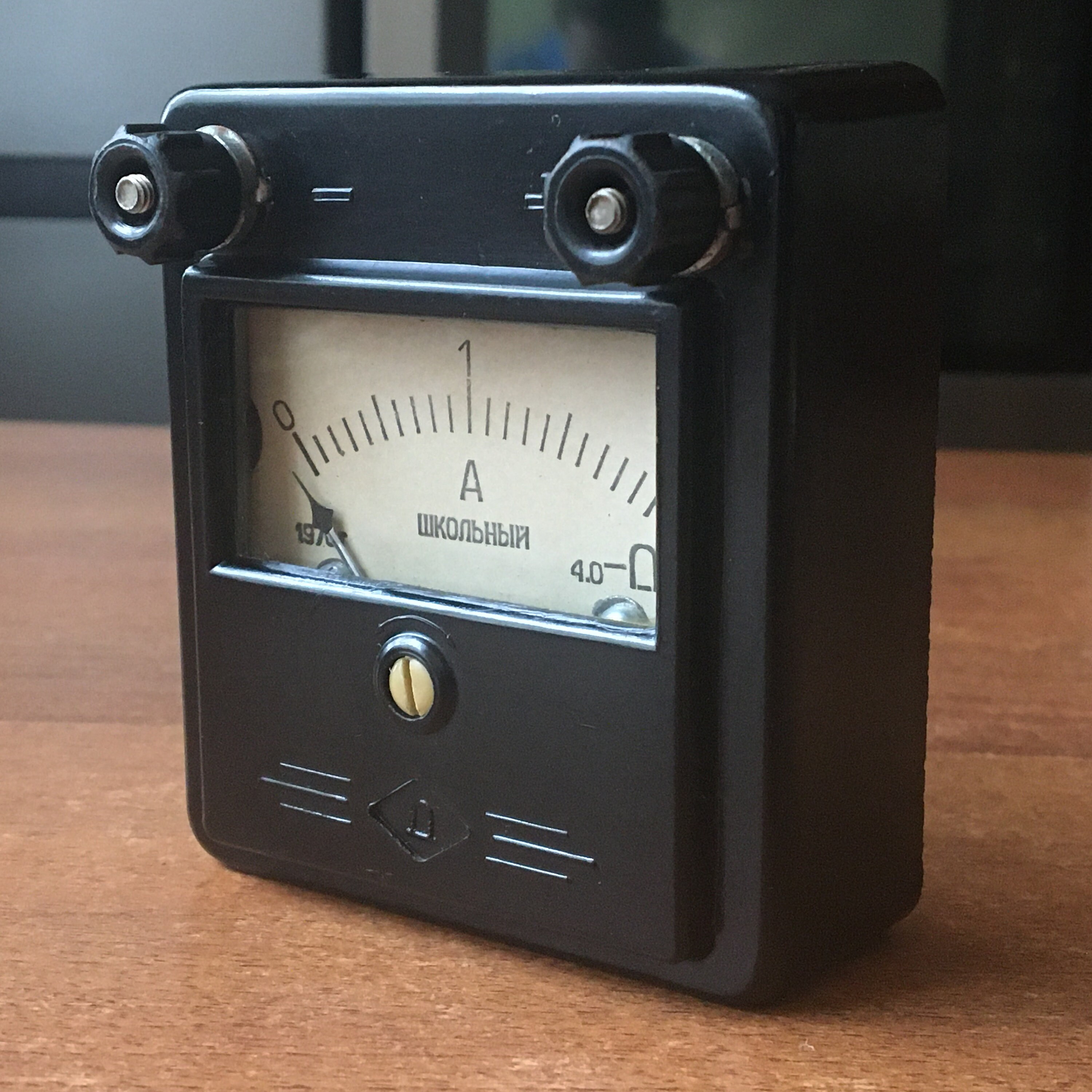 1970 Ammeter Vintage Milliammeter Analog Meters Laboratory Microammeter ...
