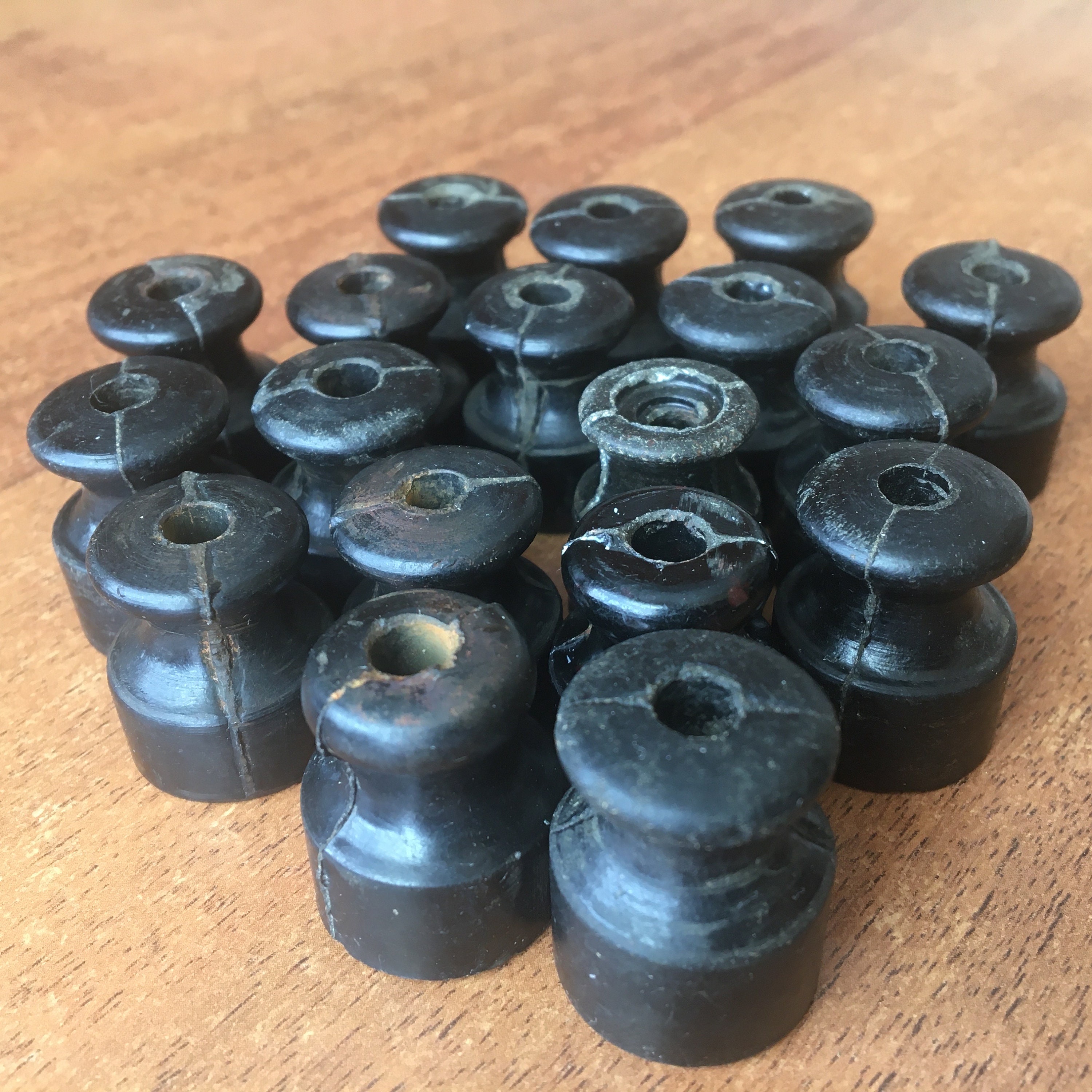 Antique Ceramic Electrical Insulators, Vintage Bakelite Insulator ...