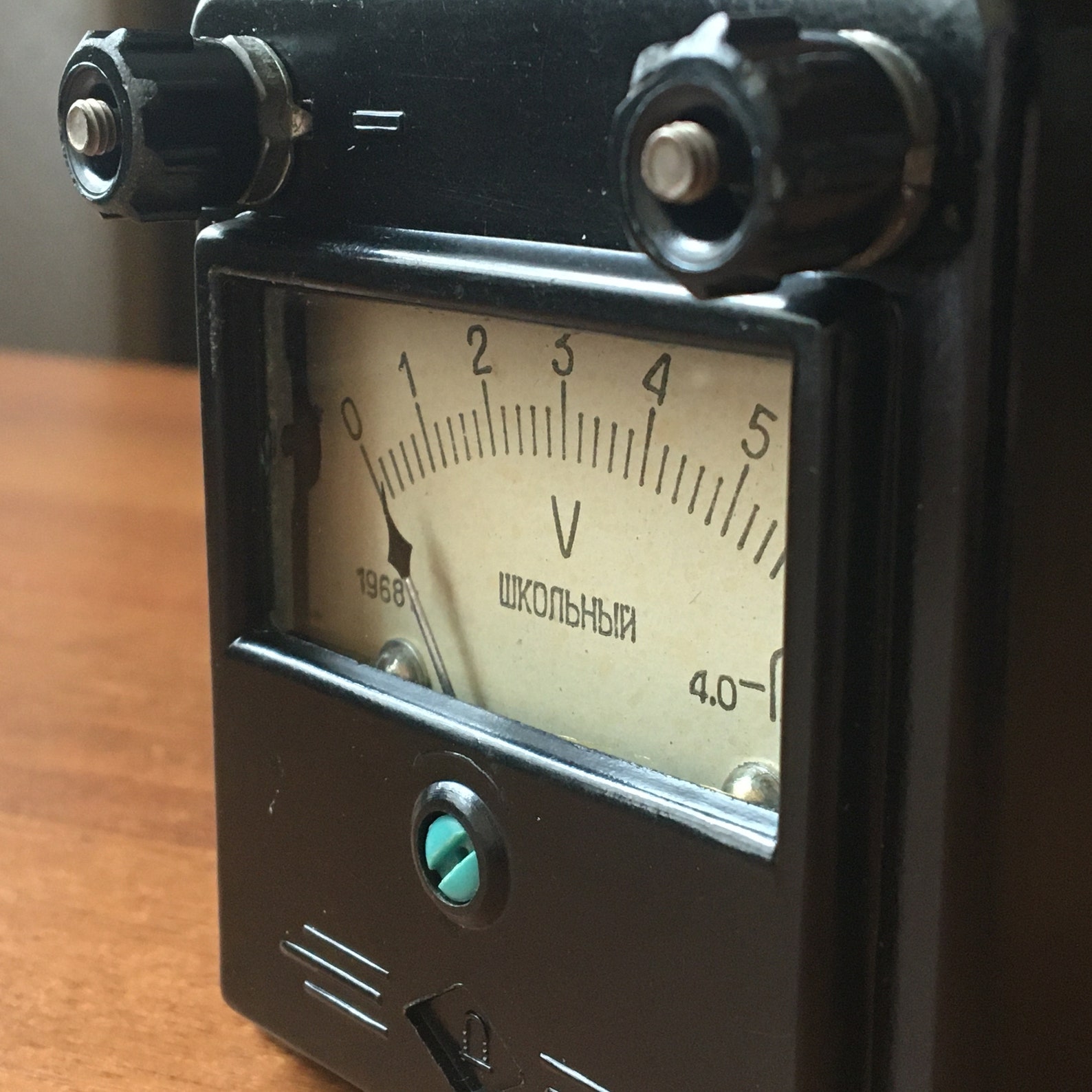 1968 Voltmeter Laboratory Vintage Analog Meters Bakelite Case ...
