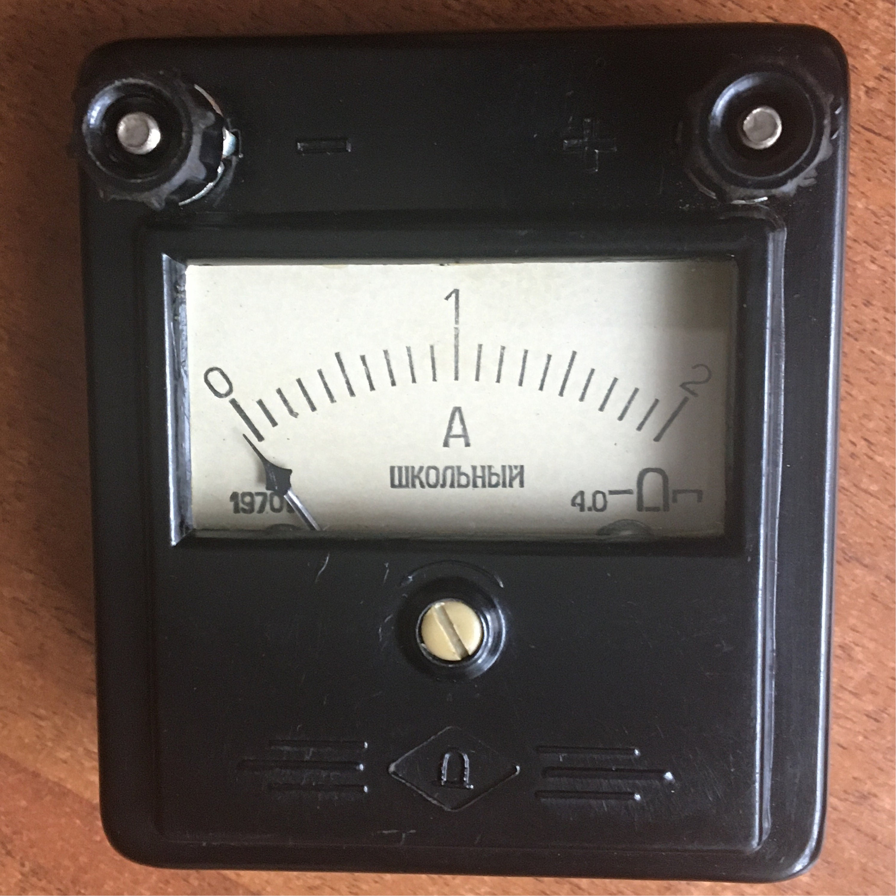 1970 Ammeter Vintage Milliammeter Analog Meters Laboratory Microammeter ...