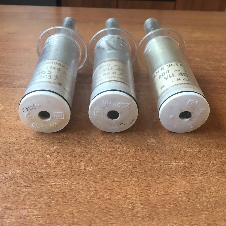 RARE Neon Glow-discharge Indicator Capillary Gas-discharge Lamp Tube ...