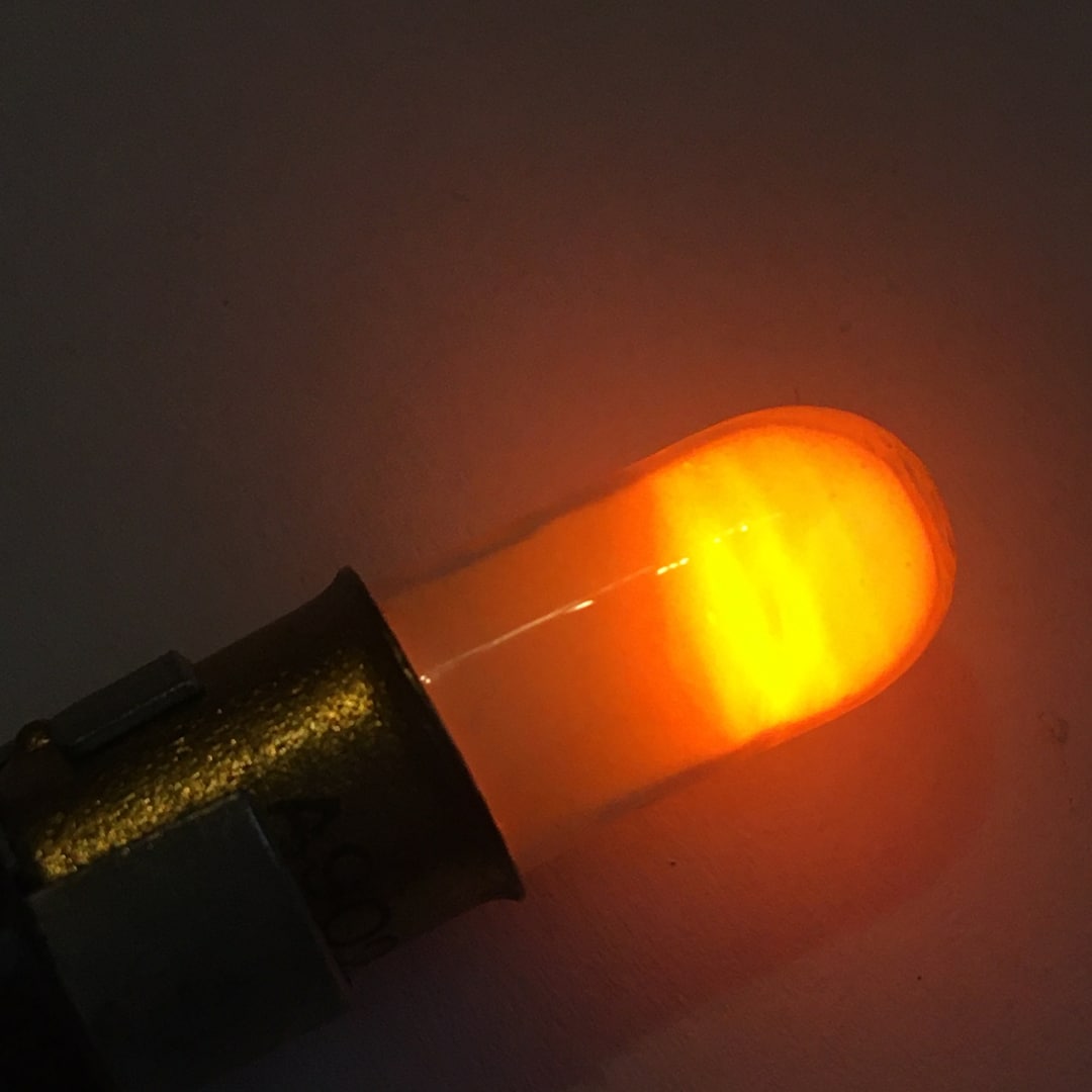 10 Pcs. Vintage Orange Nixie Tubes Luminophore Coating Light Bulbs ...
