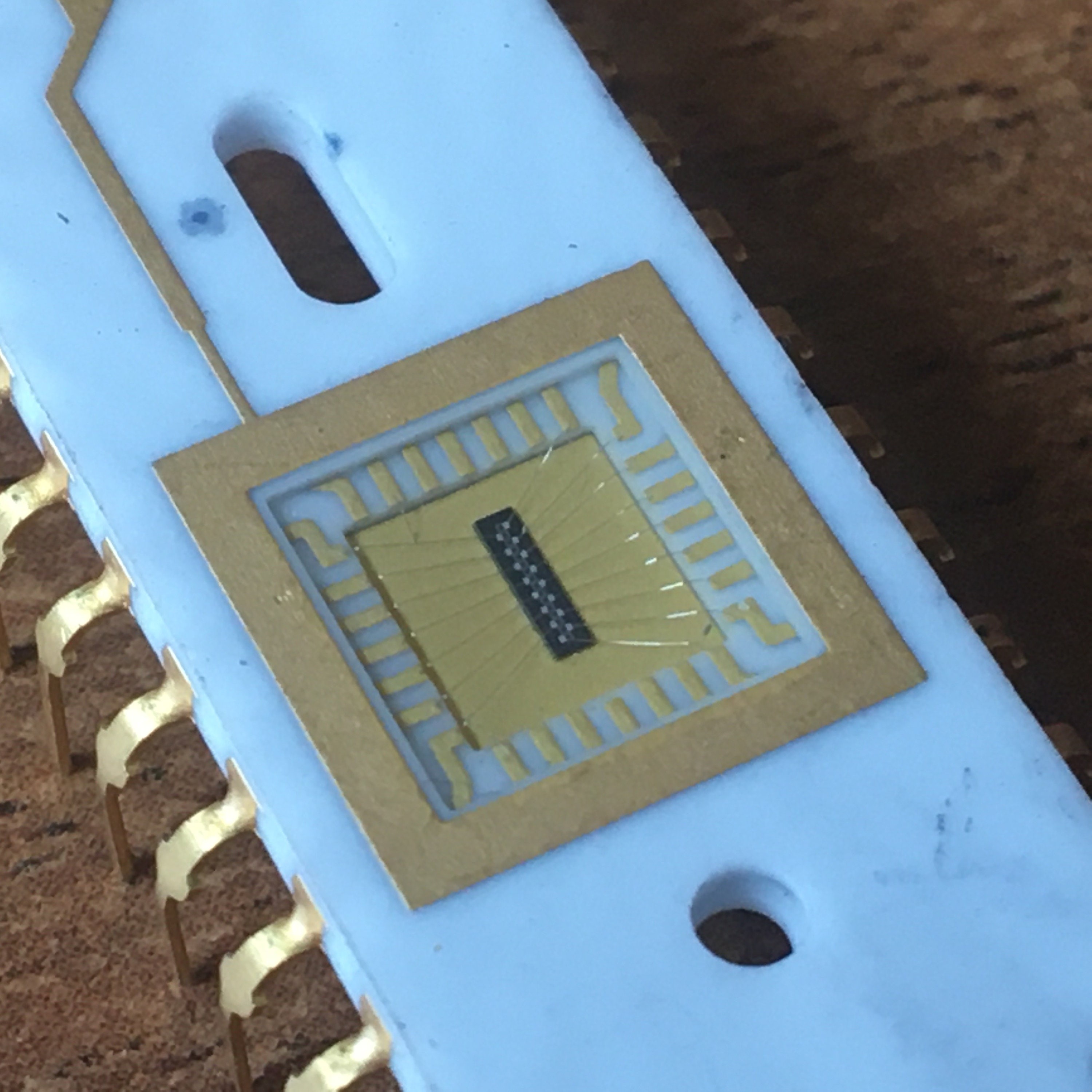 RARE Integrated Circuit Vintage Microcontroller Window White Ceramic ...