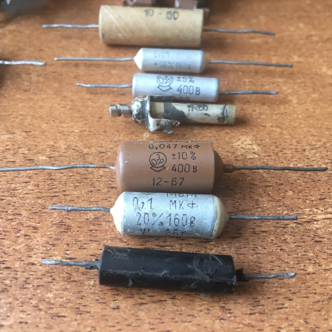 60s. Vintage Radio Parts, Transistors, Diodes, Resistors Variable ...