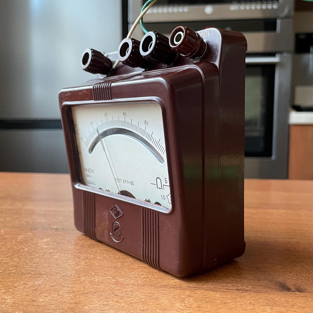 1964 Vintage Voltmeter Laboratory Steampunk Tools - Etsy