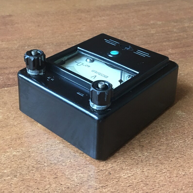 1968 Voltmeter Laboratory Vintage Analog Meters Bakelite Case ...