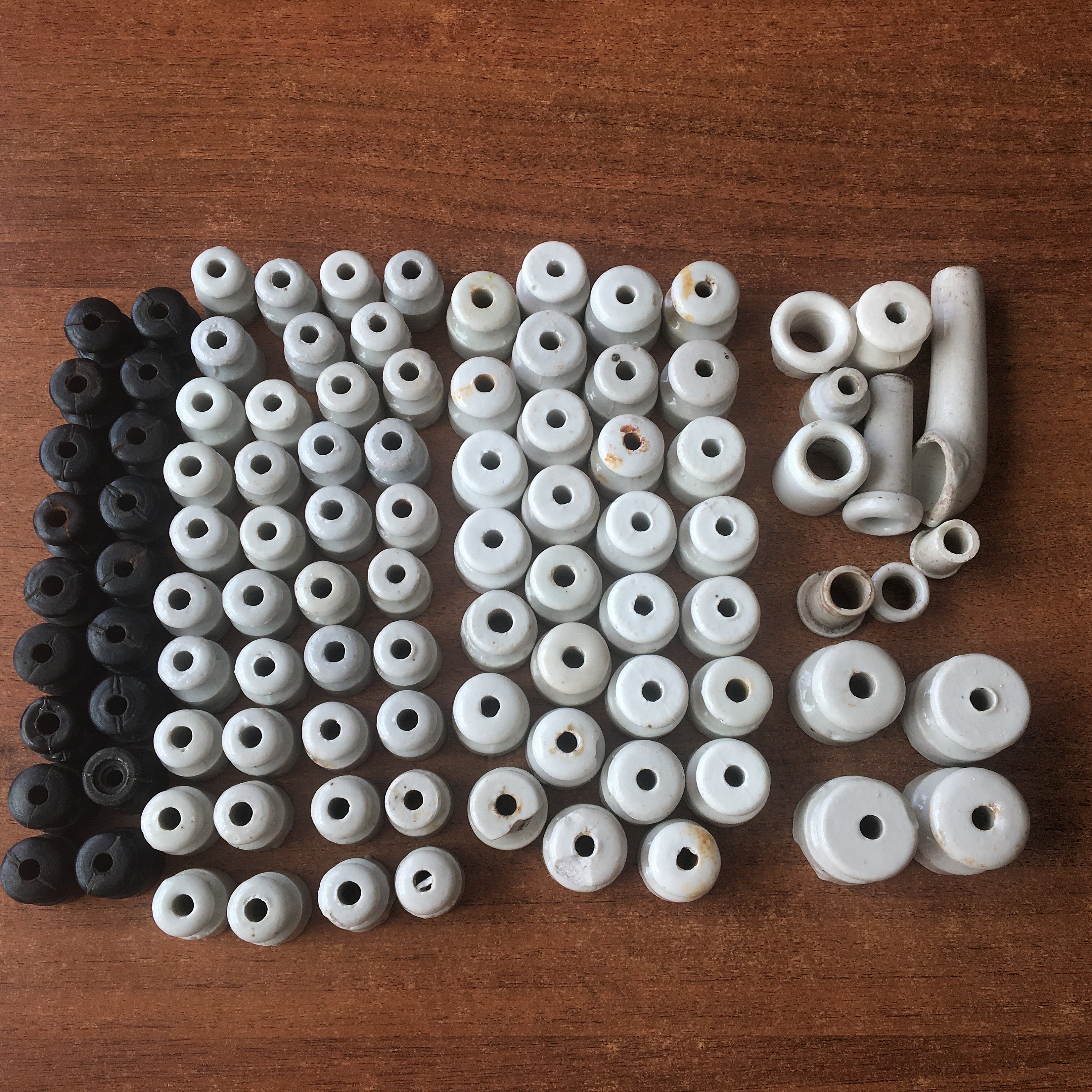 Antique Ceramic Electrical Insulators, Vintage Bakelite Insulator ...