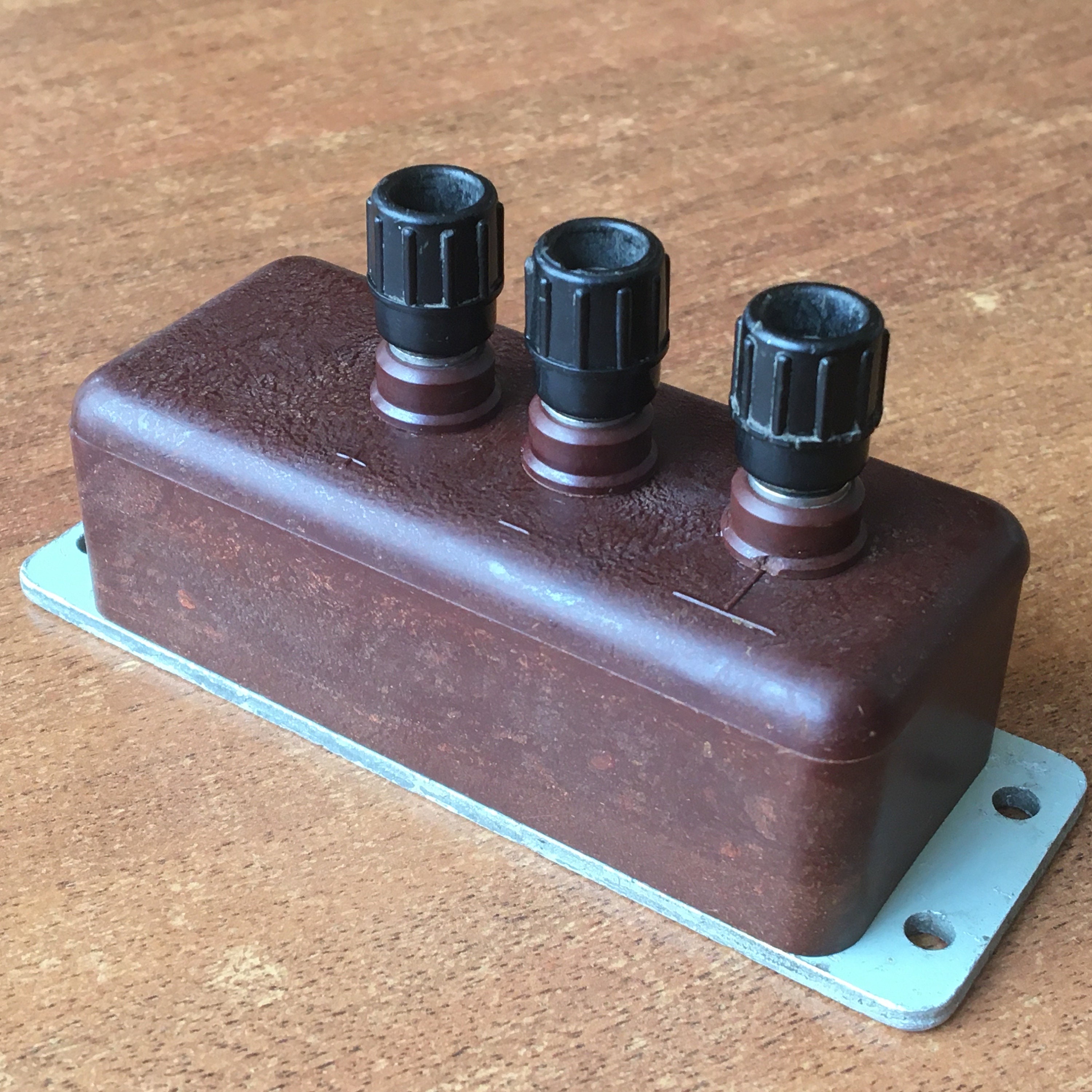 Rare 1960s Bakelite Terminal Block Scientific Instrument Industrial ...