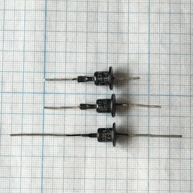 1960s RARE Silicon Germanium Diode D7 D209 D210 USSR Old Stock Vintage ...