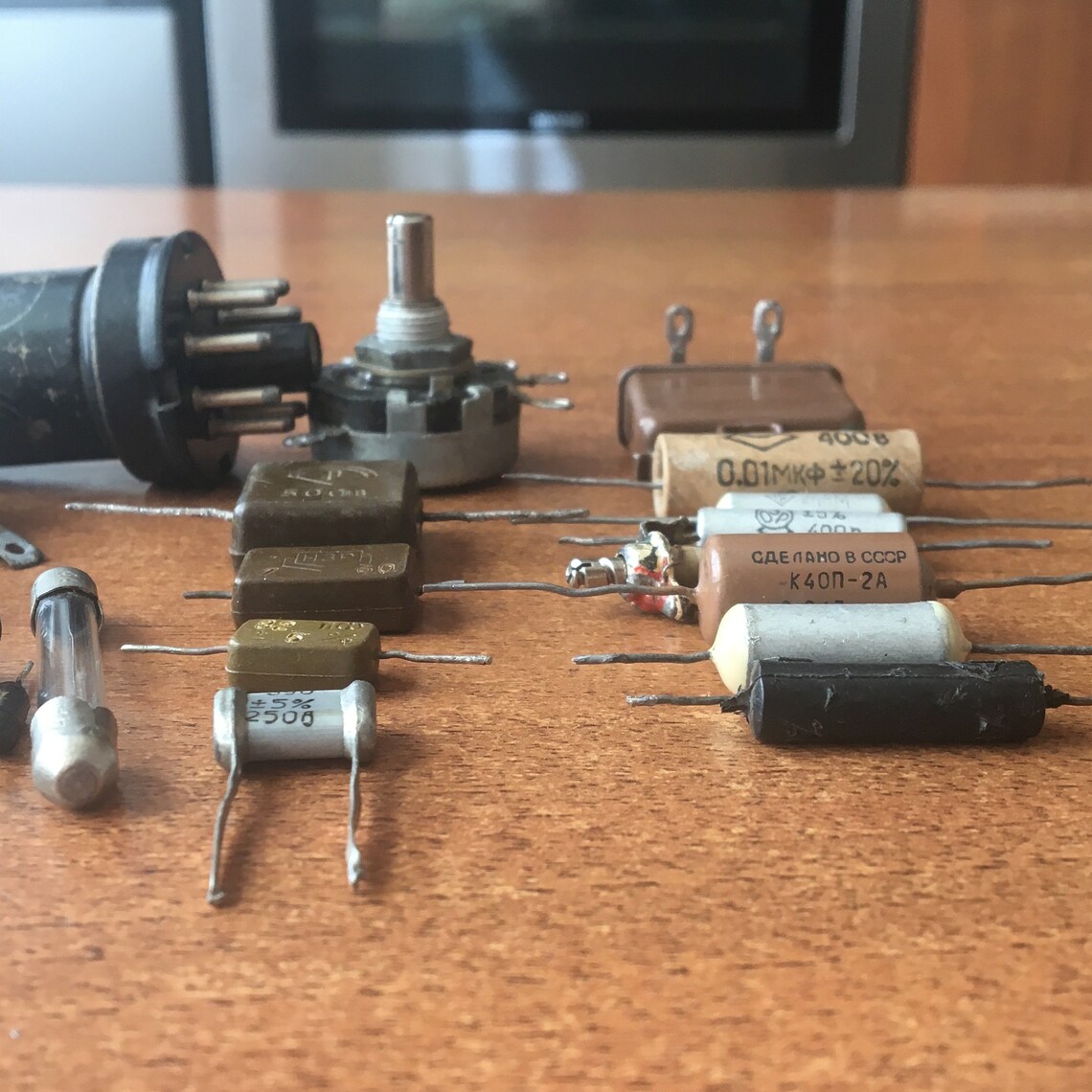 60s. Vintage Radio Parts, Transistors, Diodes, Resistors Variable ...