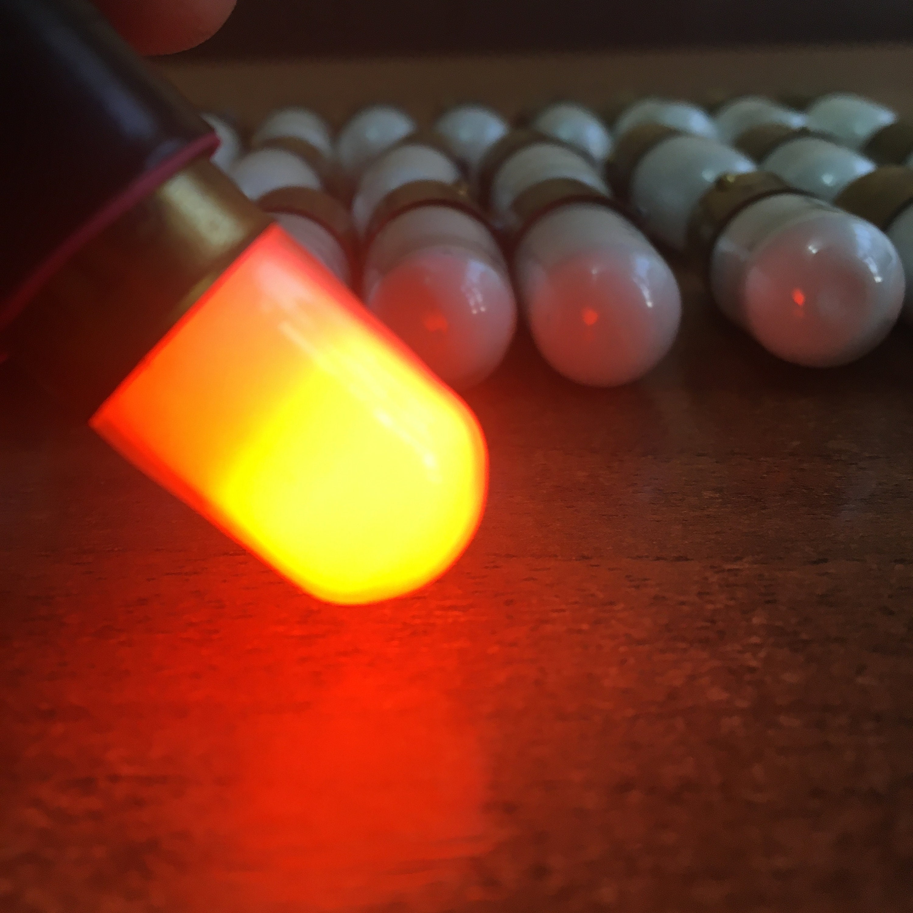 5pcs. Rare Large Neon Indicator Nixie Tubes 127-230V Military Gas ...