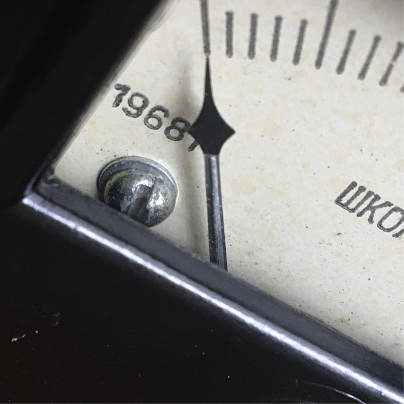 1968 Voltmeter Laboratory Vintage Analog Meters Bakelite Case ...