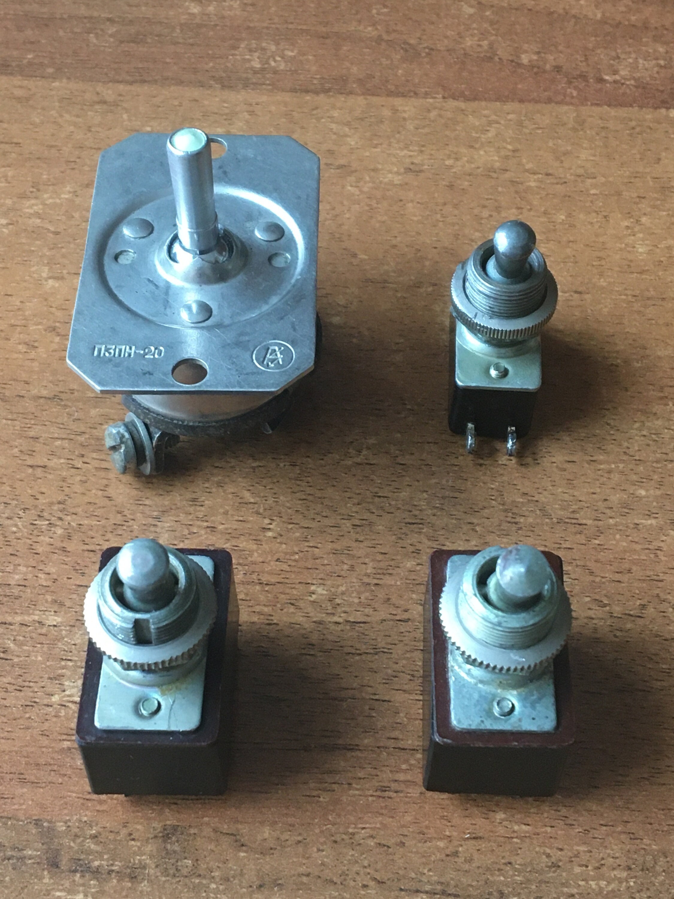 1960s Rare Switches Old Small Toggle Switches, Vintage On/off ...