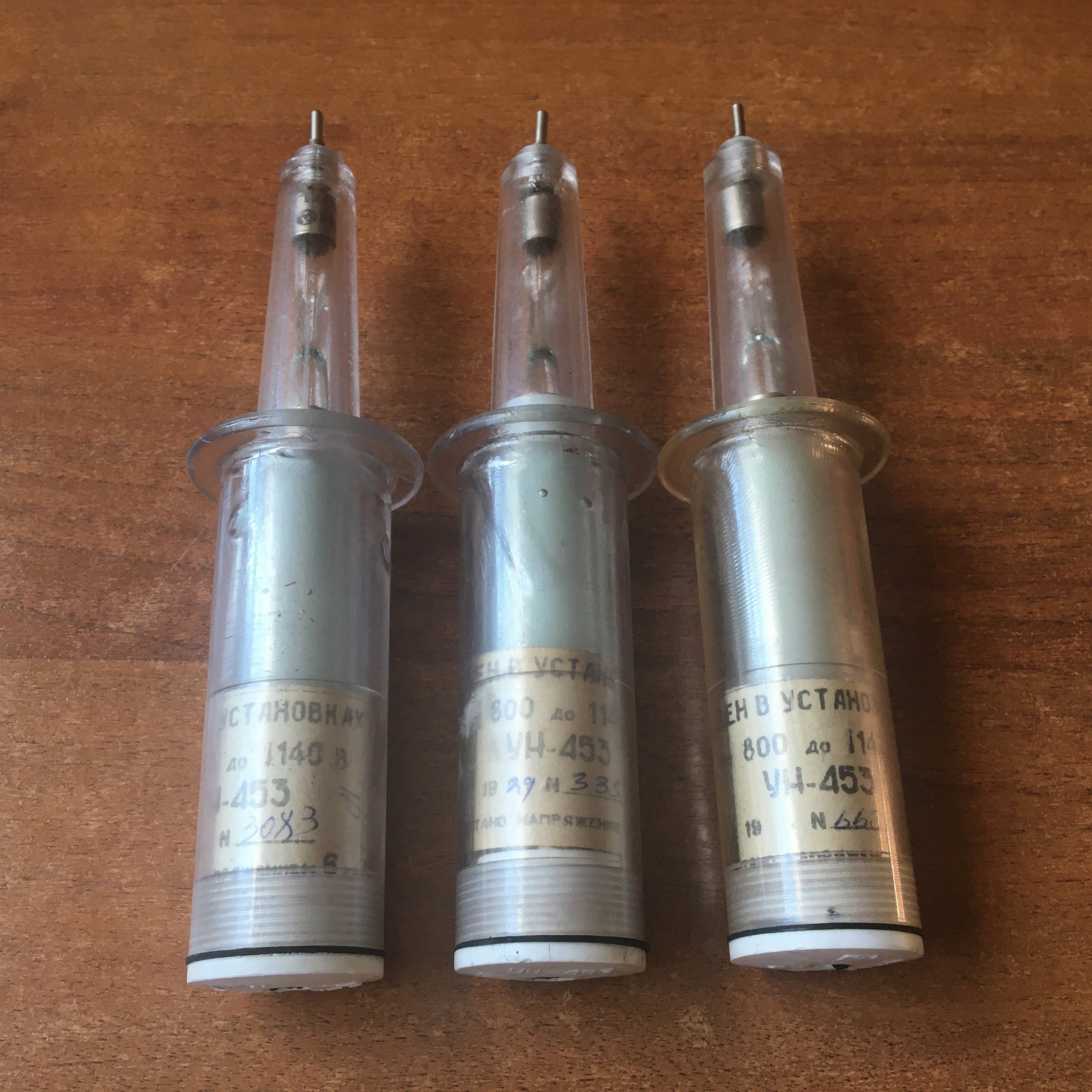 RARE Neon Glow-discharge Indicator Capillary Gas-discharge Lamp Tube ...