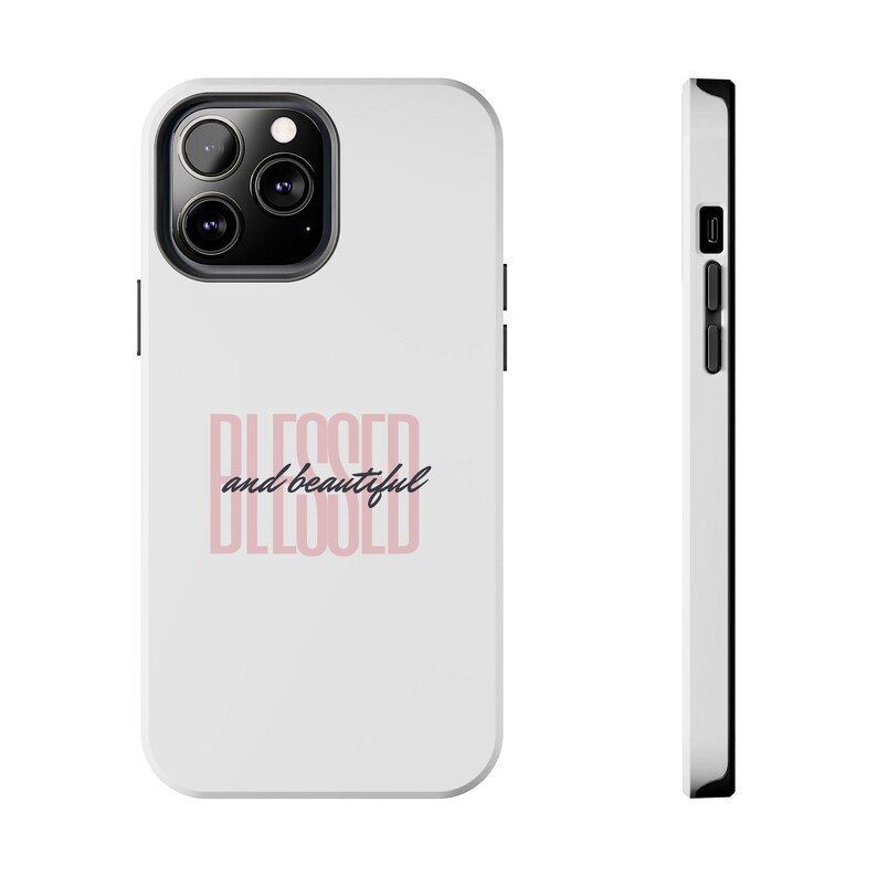Blessed and Beautiful Christian Phone Case - Etsy