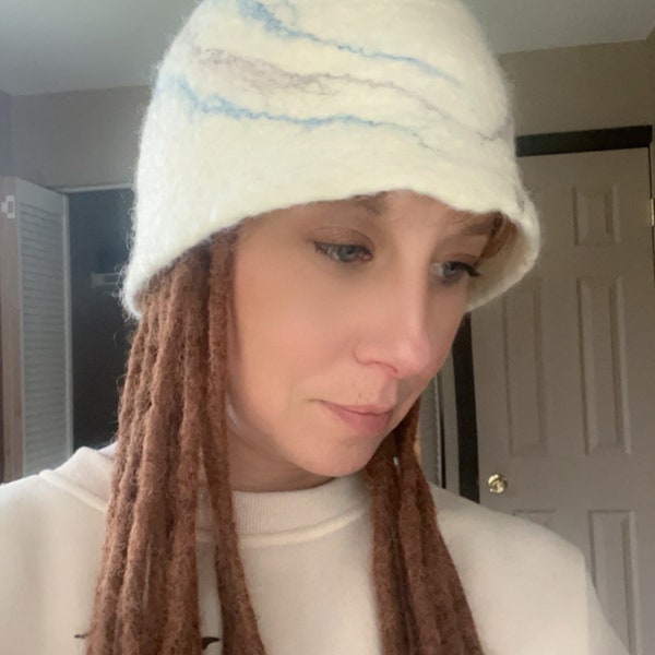 Wet Felted Hat - Etsy