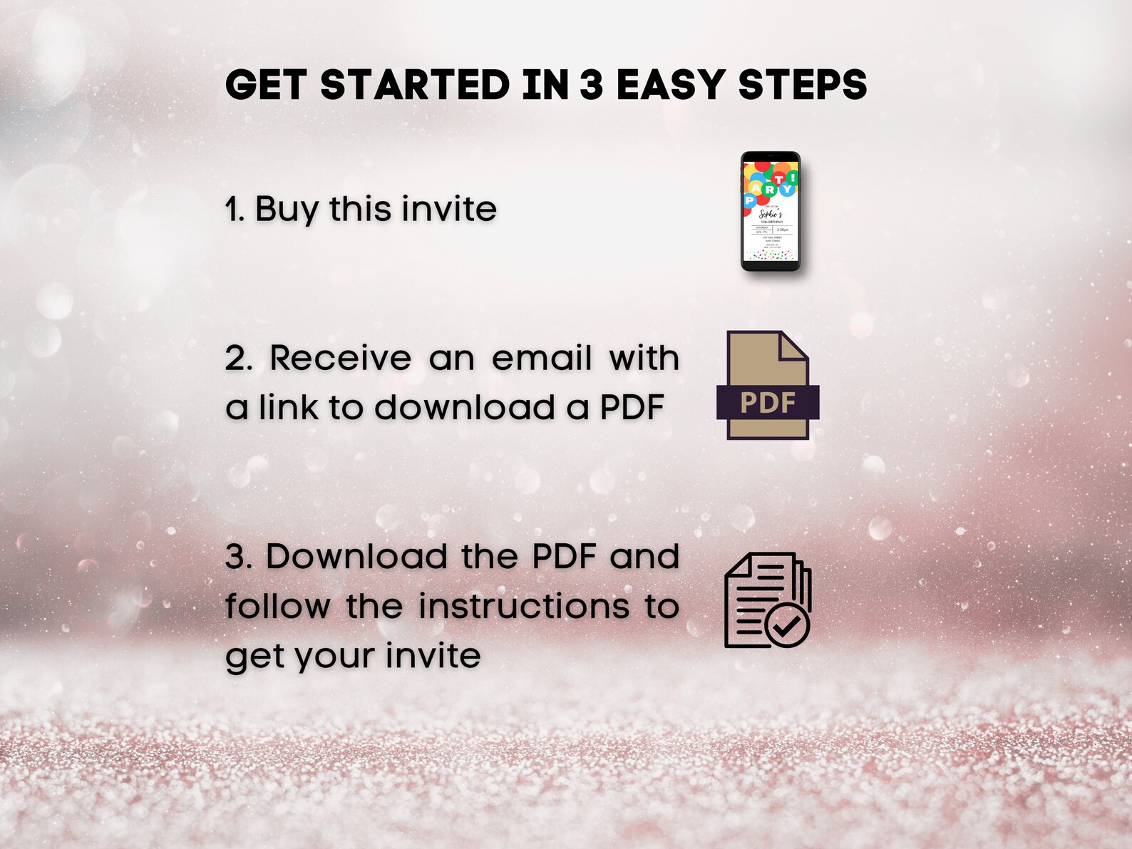 Editable Party Invitation | Digital Invite Template for Canva | Unique ...