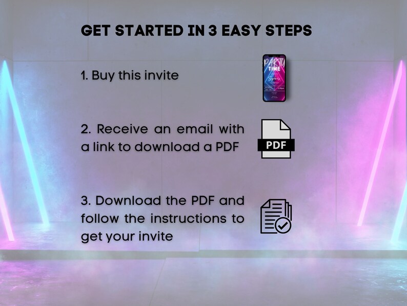 Editable Animated Party Invitation | Digital Invite Template for Canva ...