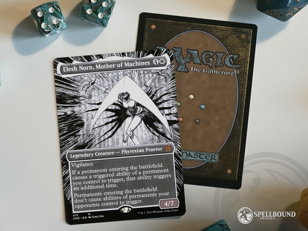 Elesh Norn, Mother of Machines Borderless Phyrexia: All Will Be One ONE ...