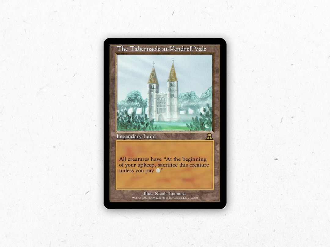 The Tabernacle at Pendrell Vale Proxy Highest Quality MTG Proxy - Etsy