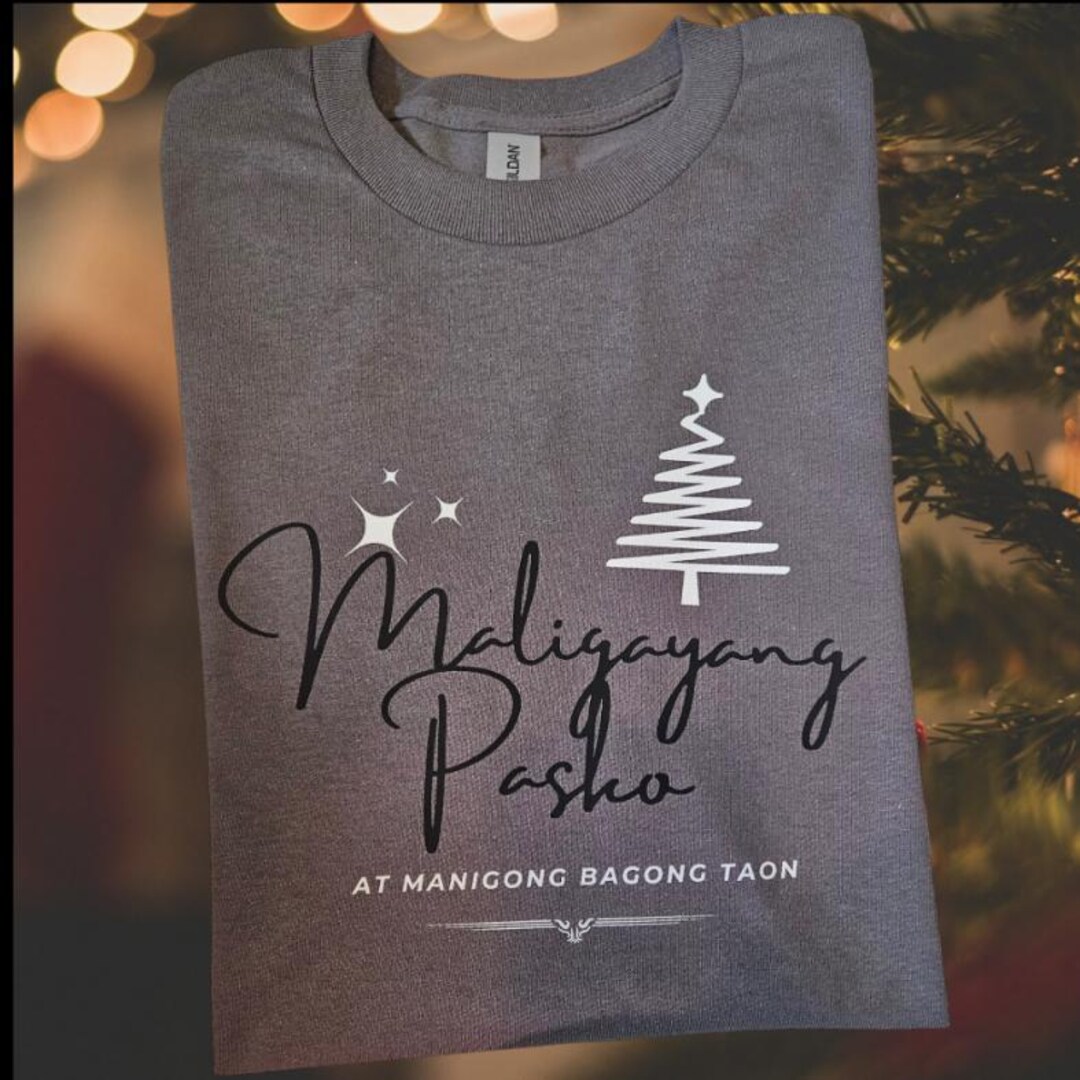 Maligayang Pasko Shirt, Minimalist Design, Tagalog Shirt, Philippines ...