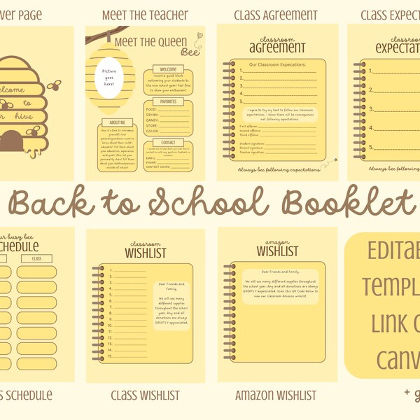 Classroom Agreement Template - Etsy