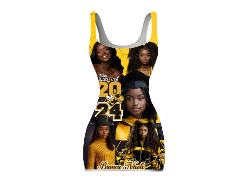 Yellow Grad Digital Collection (6 Pcs Canva Editable Design and ...