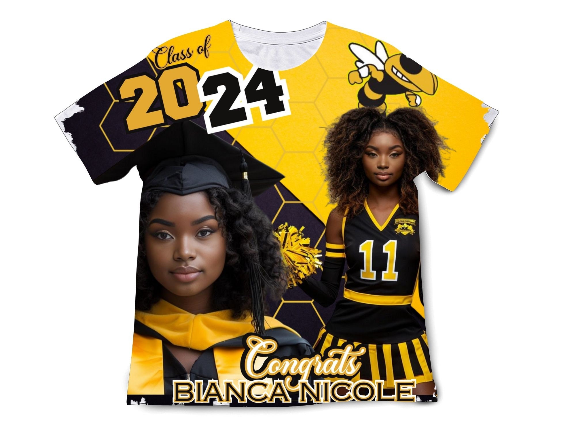 Yellow Grad Digital Collection (6 Pcs Canva Editable Design and ...