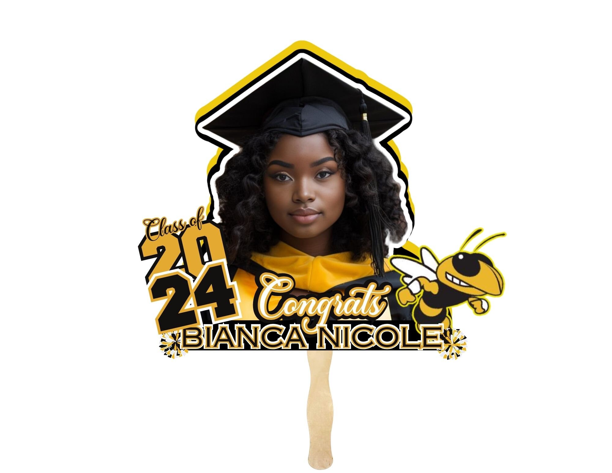 Yellow Grad Digital Collection (6 Pcs Canva Editable Design and ...
