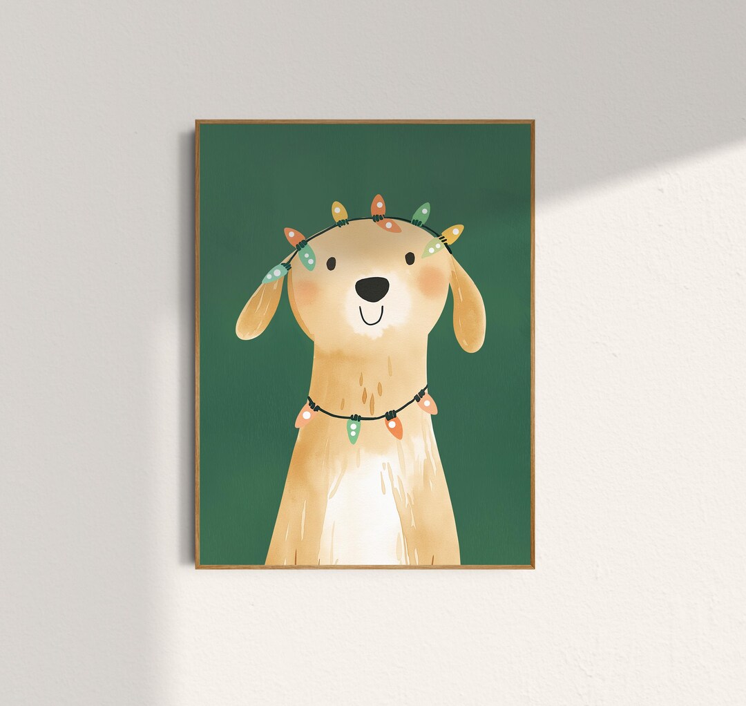 Dog Kids Poster, Funny Dog Poster, Puppy Poster, Playroom Wall Art ...
